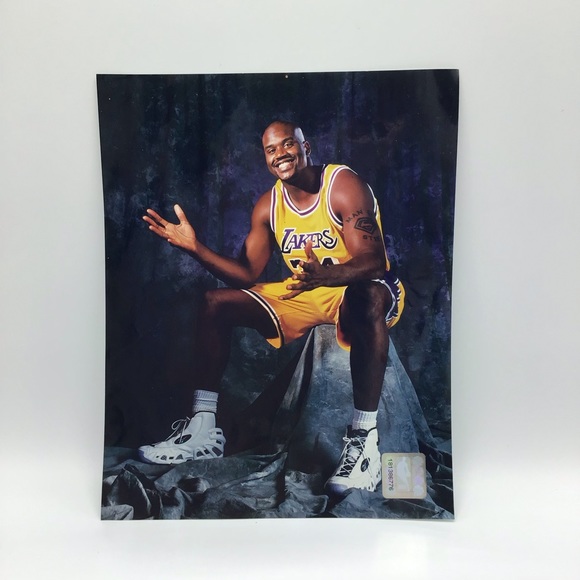 NBA | Wall Decor | Vintage 996 Shaquille Oneal Shaq Nba Photos Lakers ...